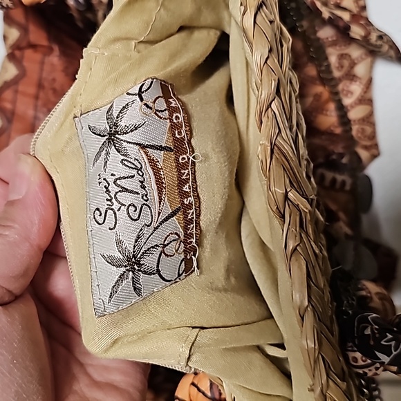 Sun’N’Sand | Bags | Sun Sand Straw Beach Bagtote Purse Woven Straw ...
